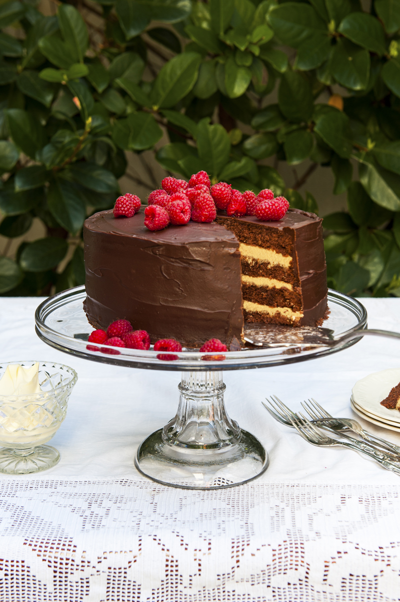 Four Layer Chocolate Mascarpone Cake — La Casa Del Formaggio